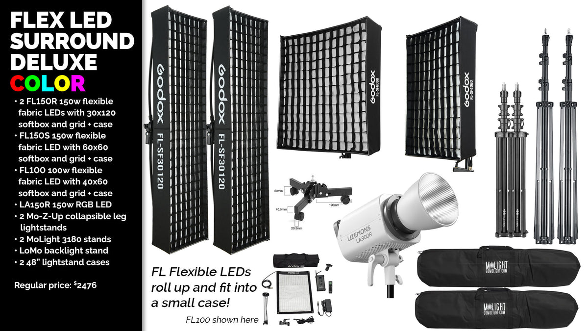 Flex LED Surround Kit - Deluxe Color Version – MoLight